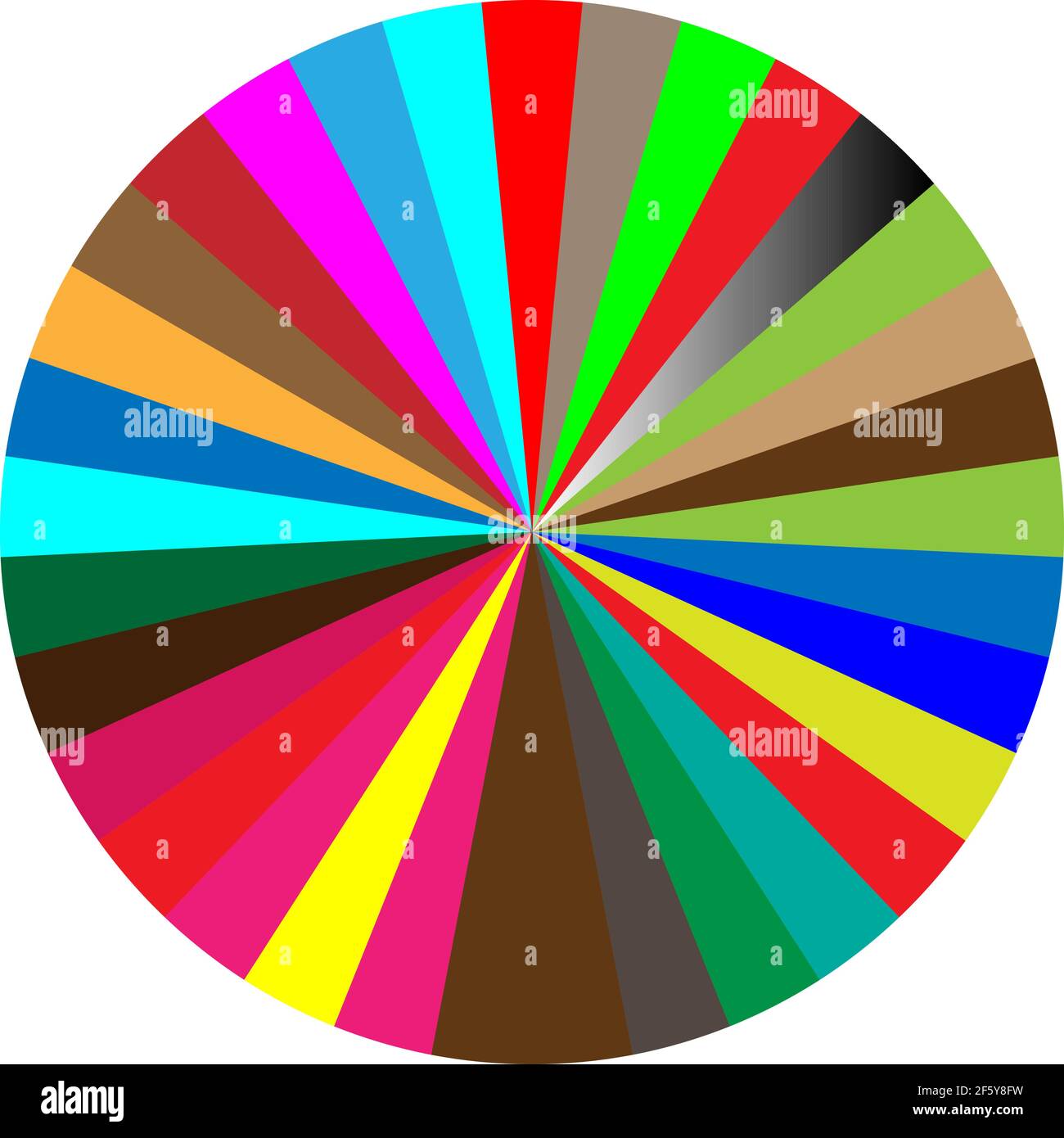 Segmented circle pie graph, pie chart infographics, presentation ...