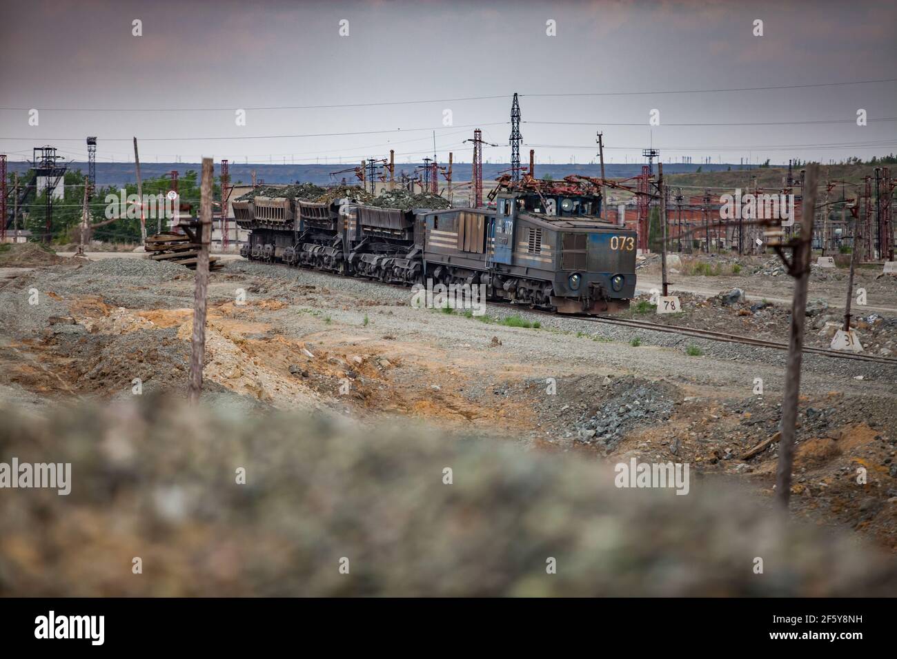 Electric mine locomotive hi-res stock photography and images - Alamy