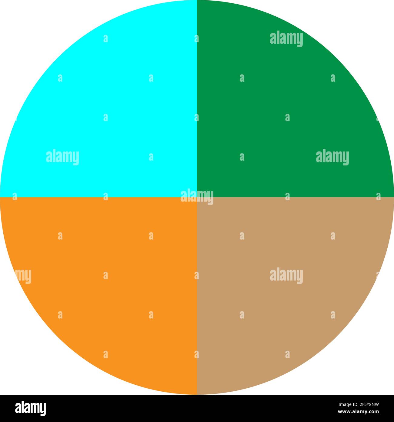 Segmented circle pie graph, pie chart infographics, presentation ...