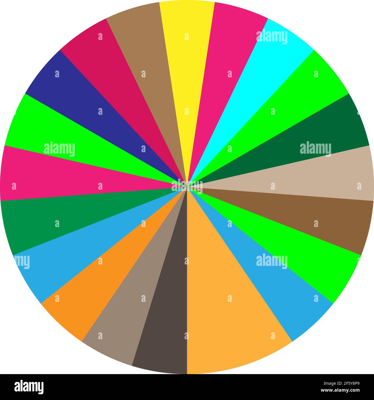 Segmented circle pie graph, pie chart infographics, presentation ...