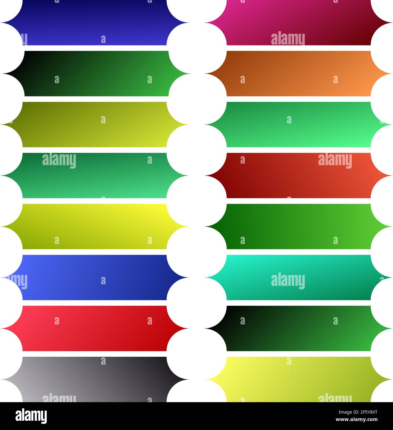 Plaque, plaquette banner, button shape vector illustration with blank ...