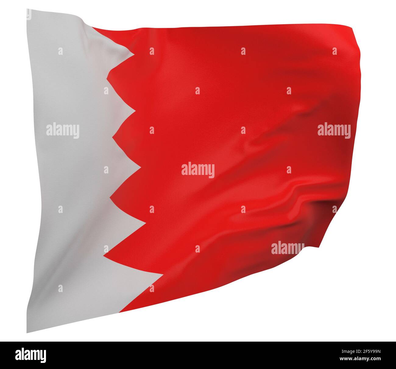 Flag of bahrain waving hi-res stock photography and images - Alamy