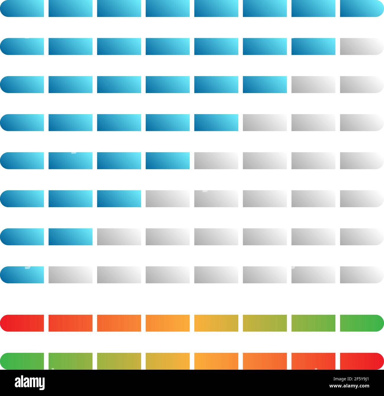 Loader, preloader, progress bar vector element — Stock vector ...