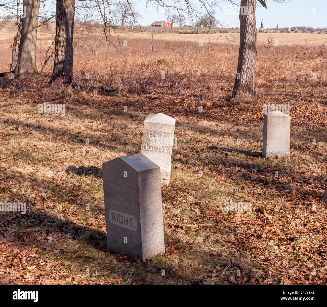 Union troop regiment markers hi-res stock photography and images - Alamy
