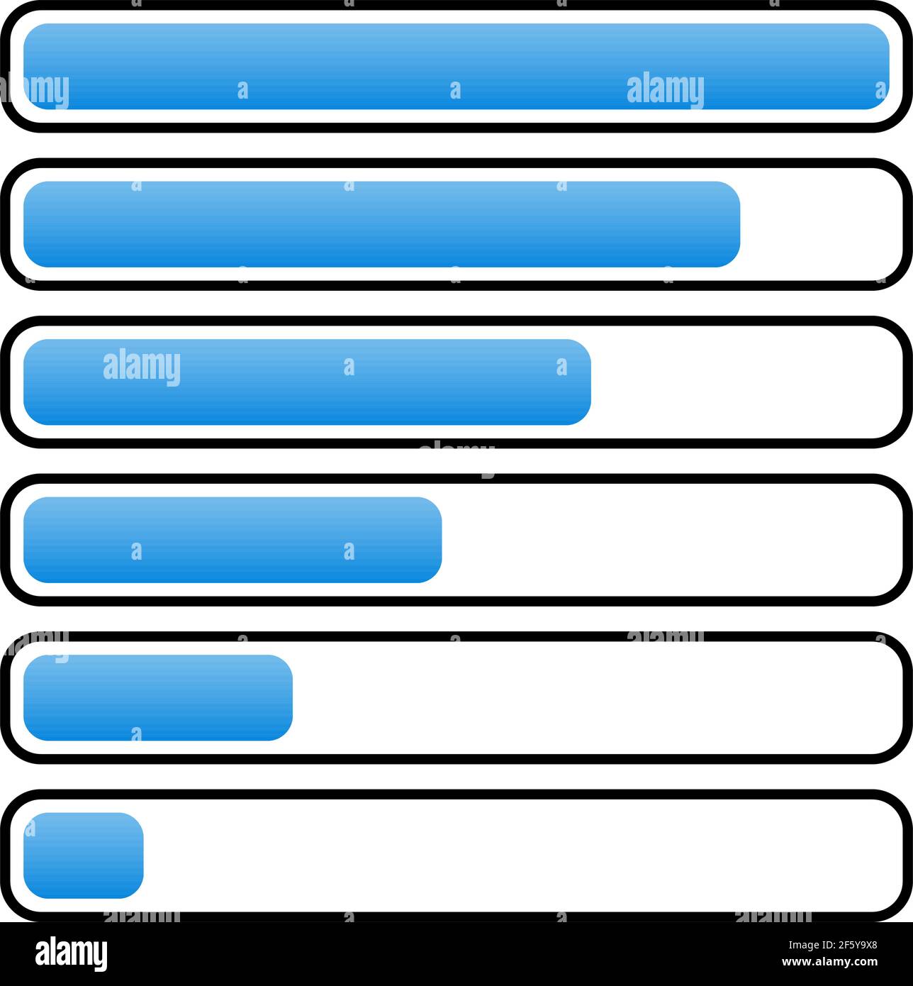 Loader, preloader, progress bar vector element — Stock vector ...