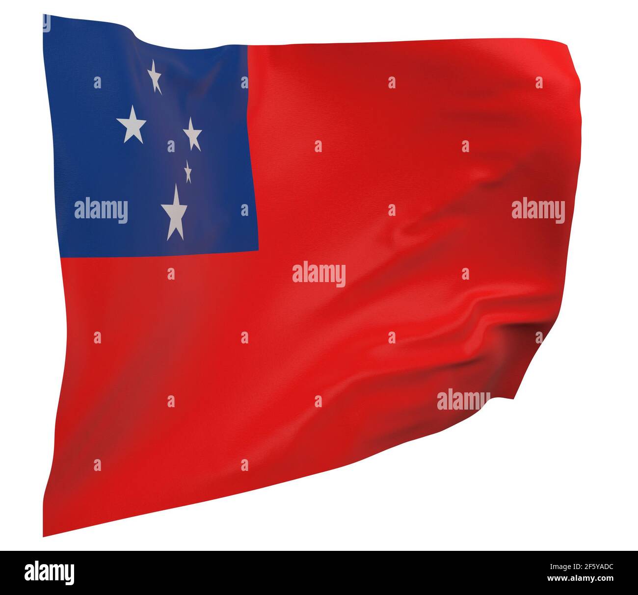Samoan flag Cut Out Stock Images & Pictures - Alamy