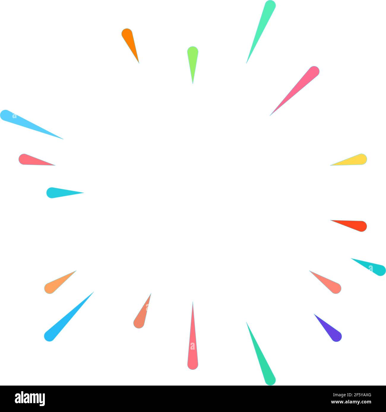Radial, radiating lines, stripes abstract element for explosion, burst ...
