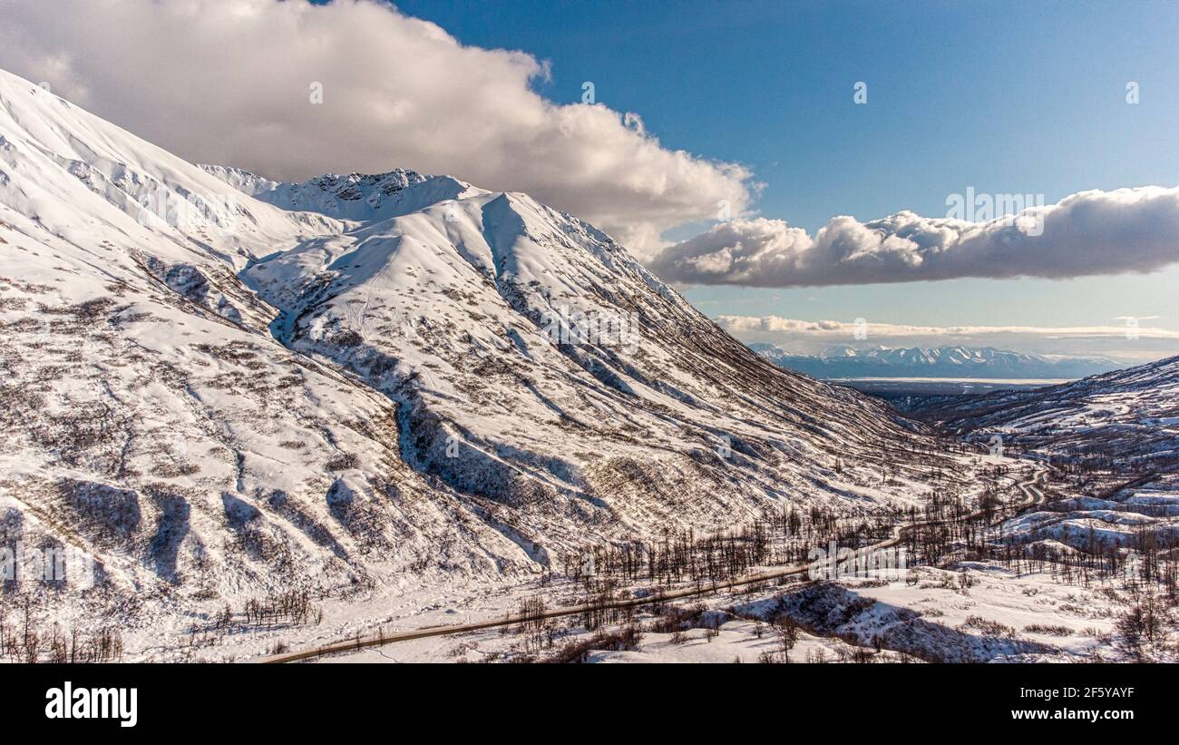 Hatcher pass drone hi-res stock photography and images - Alamy