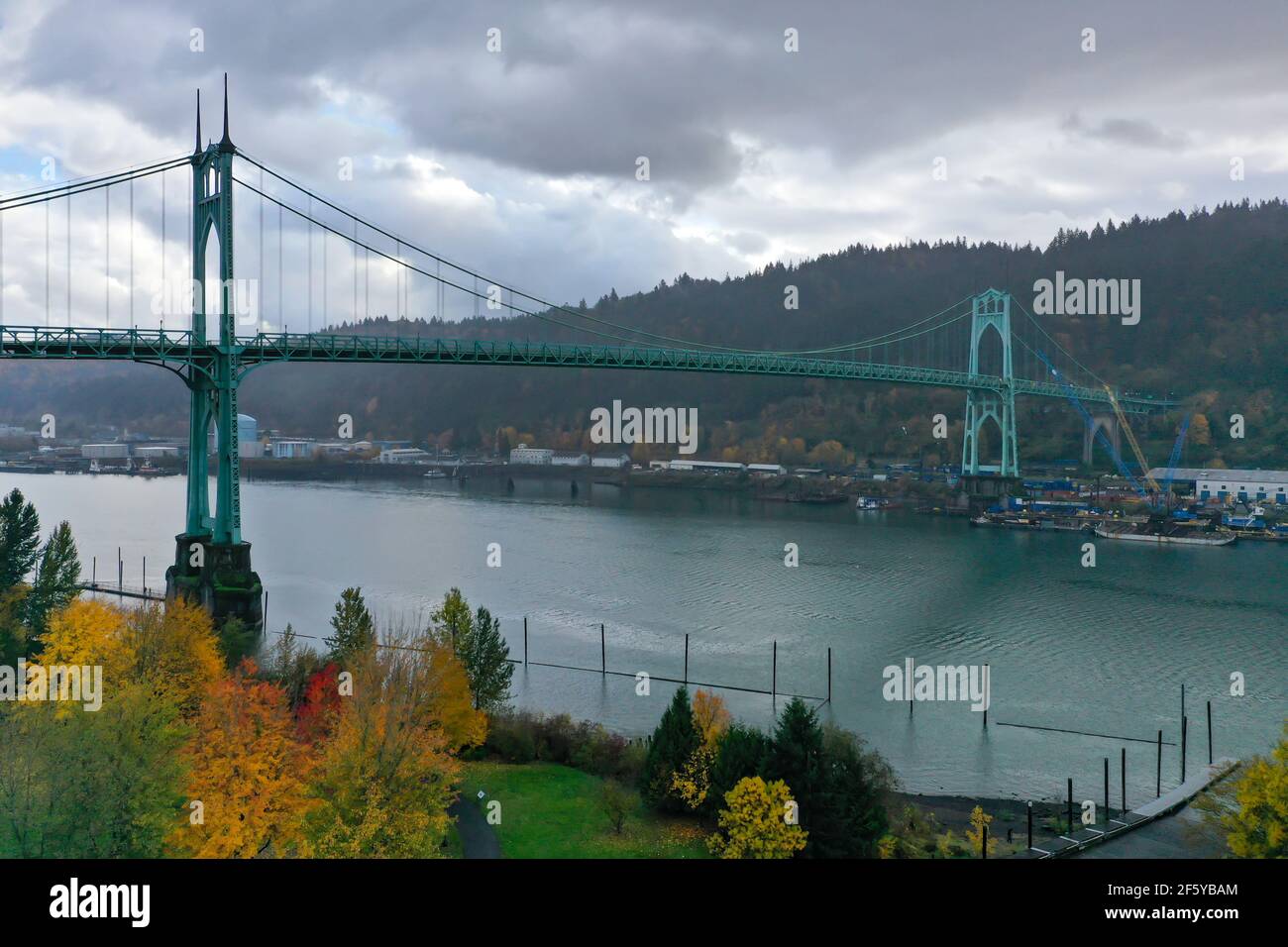 Saint Johns Bridge Stock Photo - Alamy