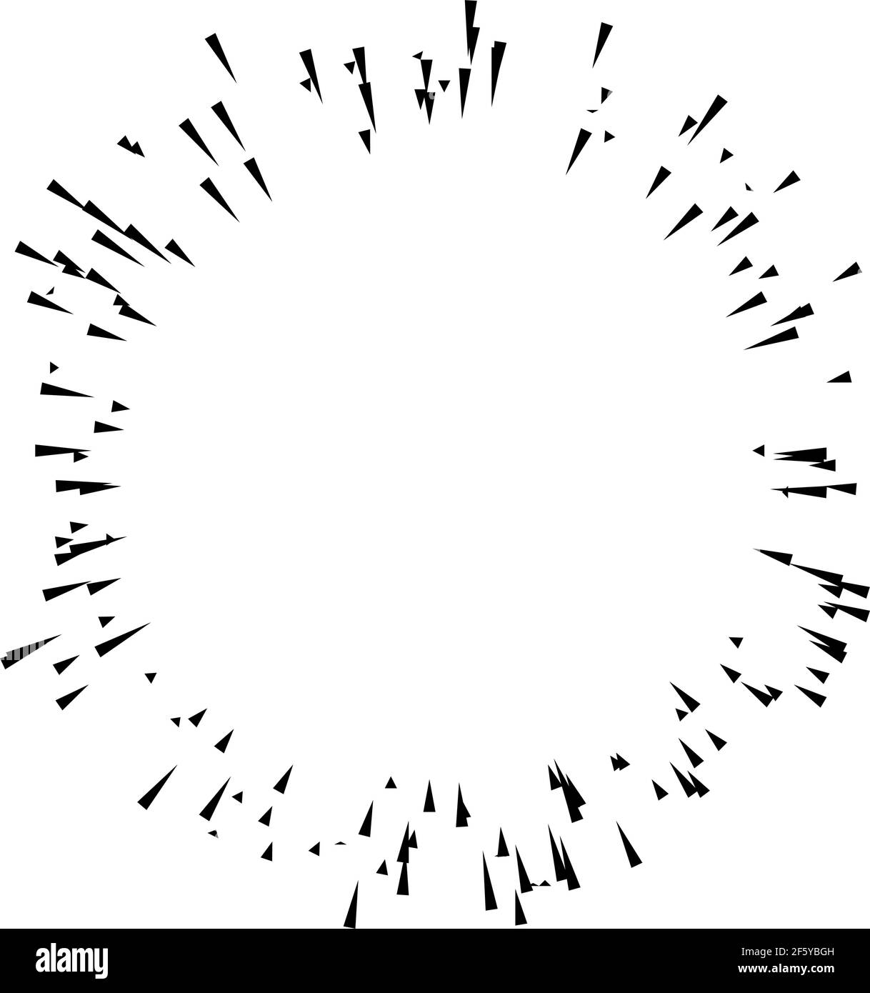 Bursted Clip Art Borders