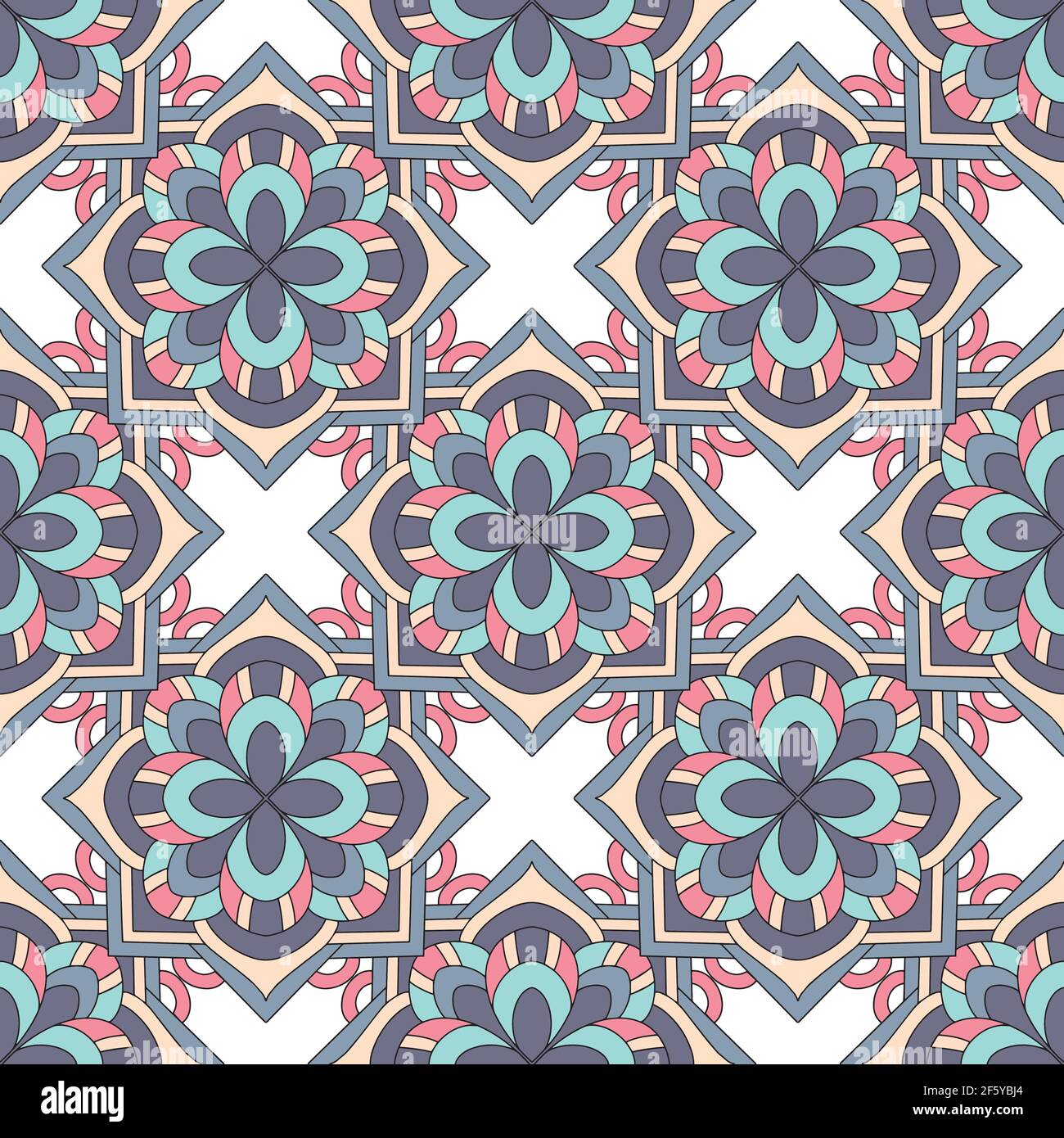 Culture beauty pattern, outline hand drawn style Stock Vector Image ...