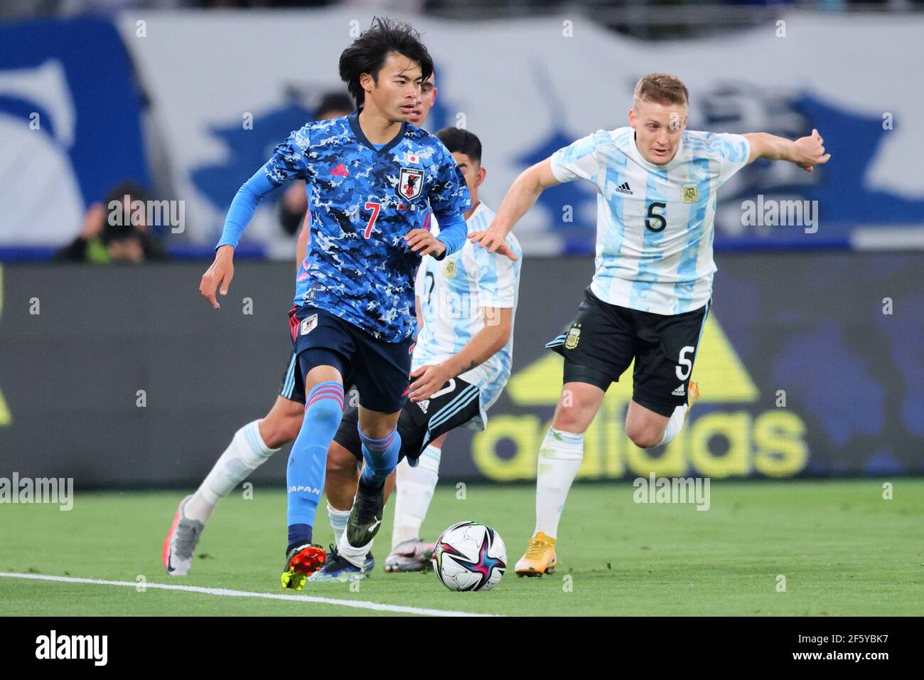 Kaoru Mitoma (JPN), SAISON CARD CUP 2021 match between U-24 Japan 0-1 U ...