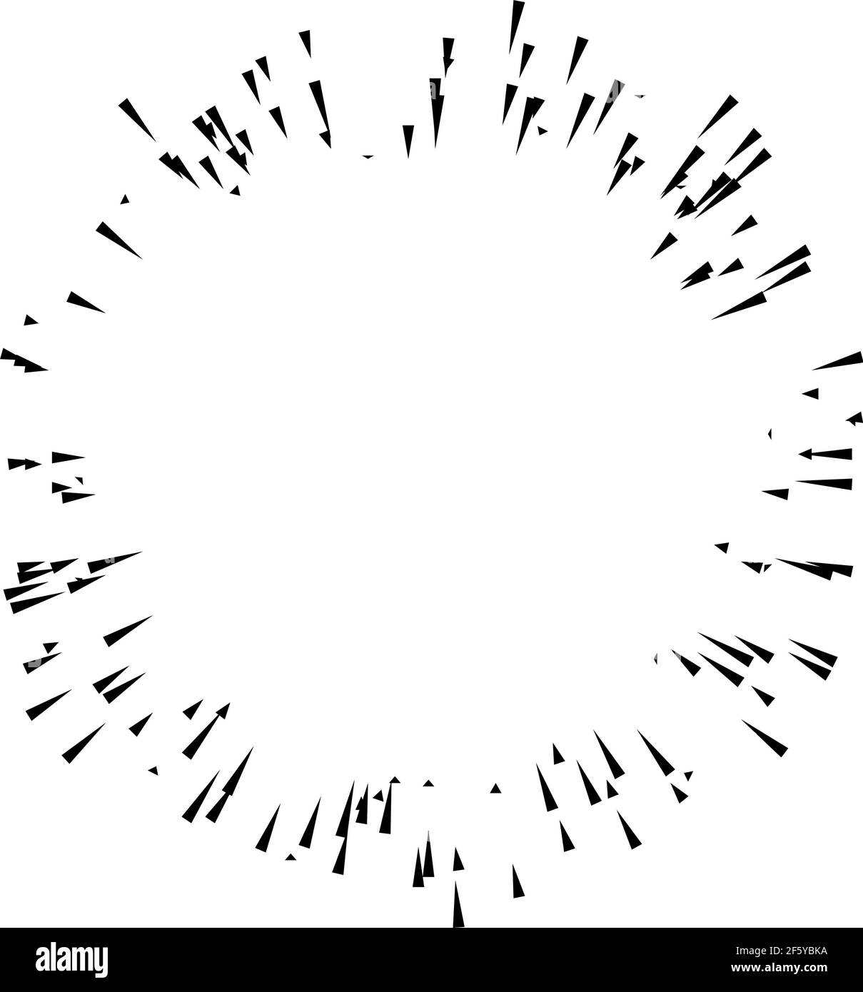 Radial, radiating lines, stripes abstract element for explosion, burst ...
