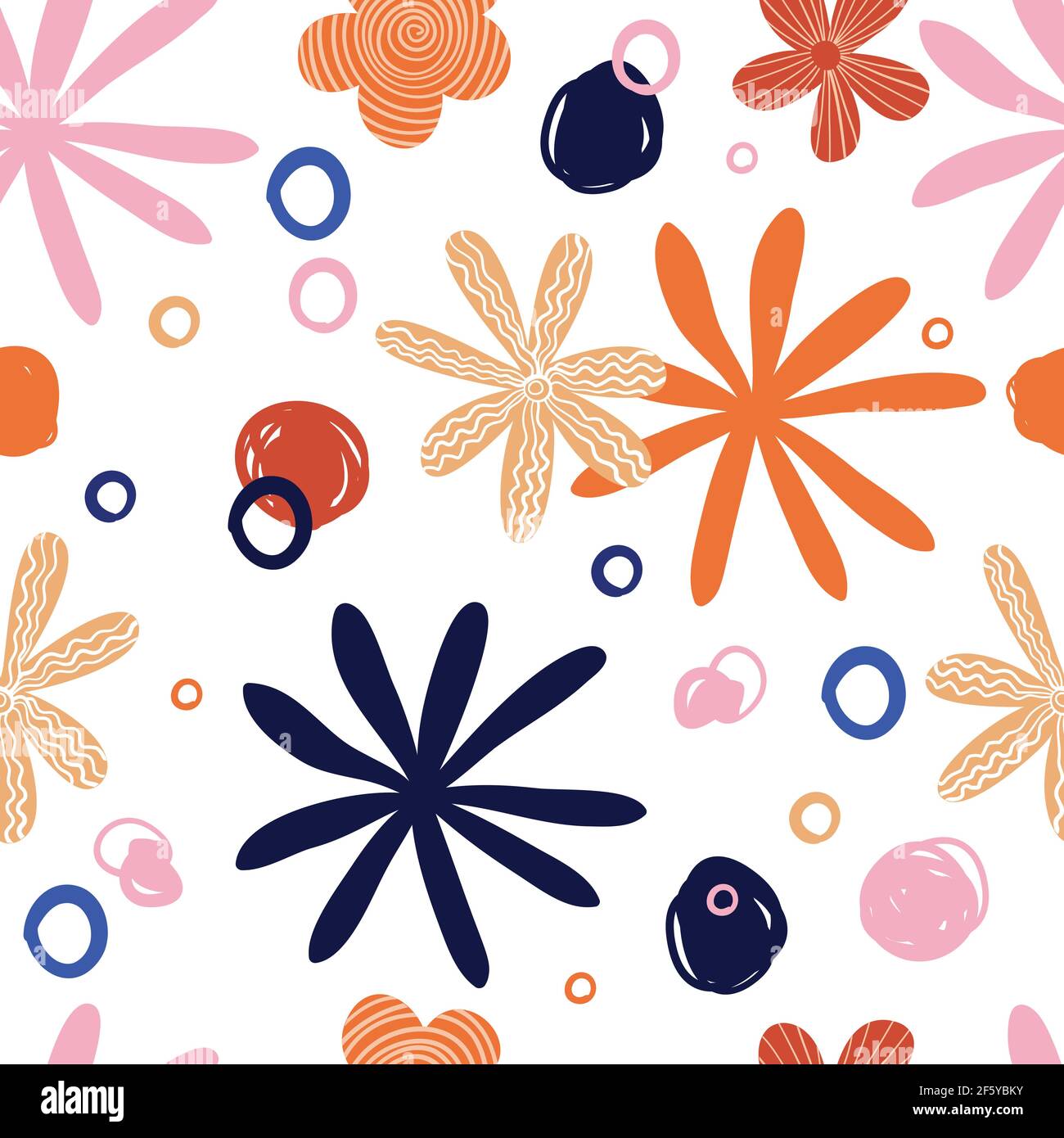 Small bouquet meadow flowers Stock Vector Images - Alamy