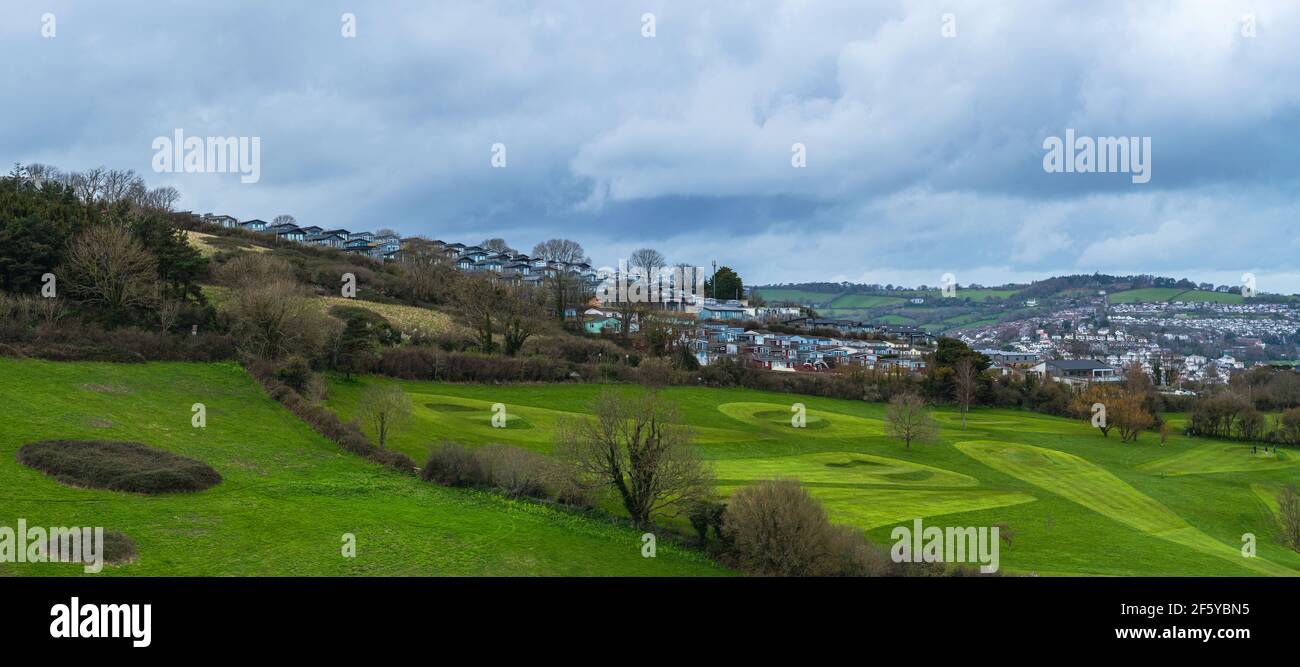 Shaldon Approach Golf Course and Coast View Holiday Park, Shaldon ...