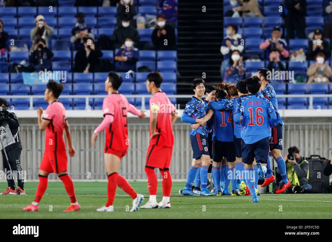Kanagawa, Japan. 25th Mar, 2021. Japan team group (JPN), Miki Yamane (JPN) Football/Soccer ...