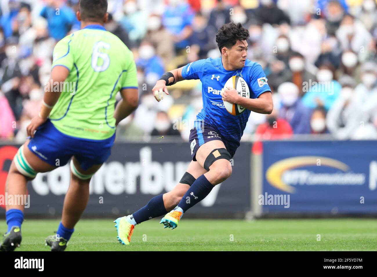 Prince Chichibu Memorial Stadium, Tokyo, Japan. 28th Mar, 2021. Shota ...
