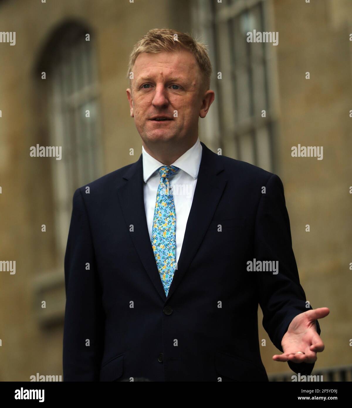 London, England, UK. 28th Mar, 2021. Secretary of State for Digital ...