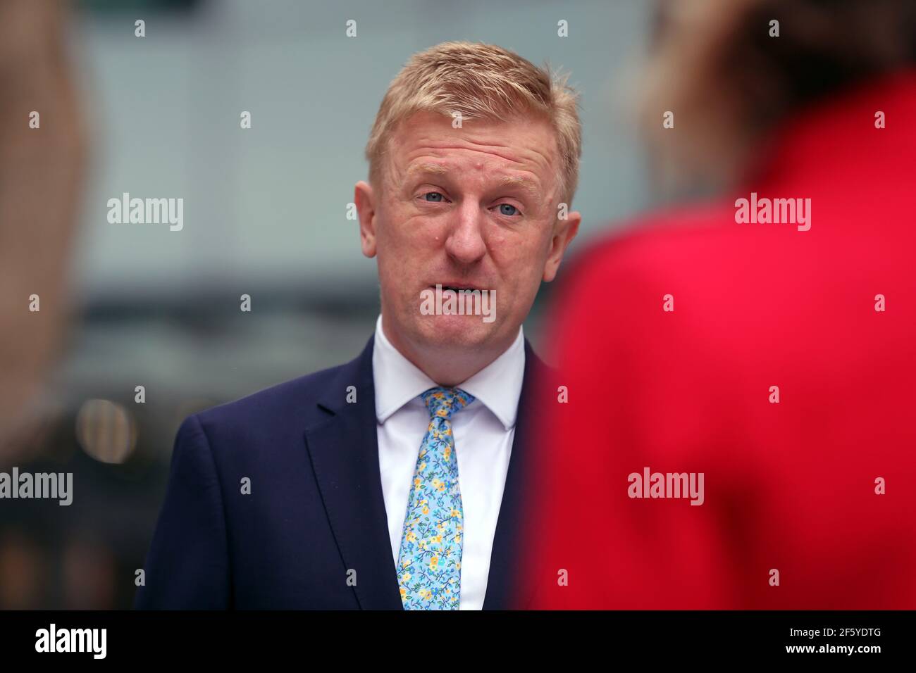 London, England, UK. 28th Mar, 2021. Secretary of State for Digital ...