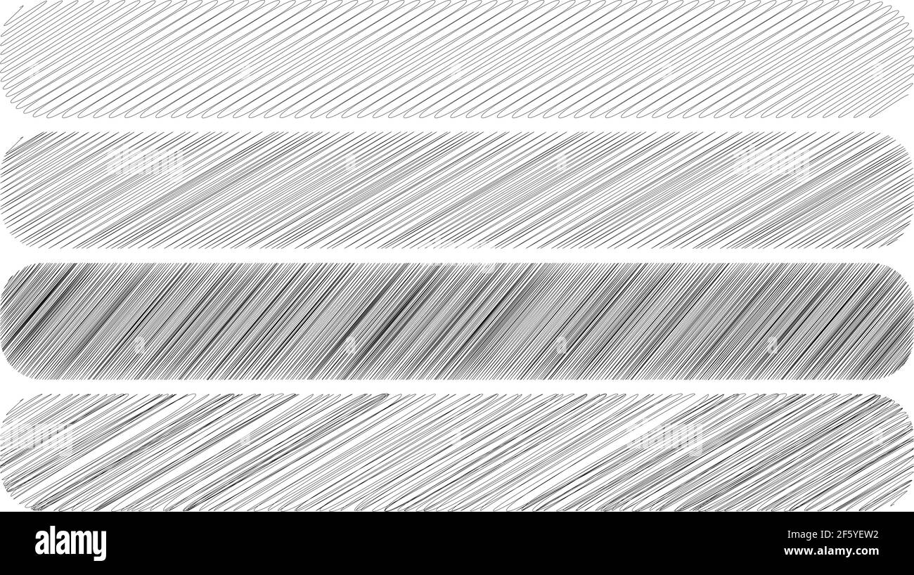 Rectangular banner, plaque, banner shapes with scribble effect — Stock ...