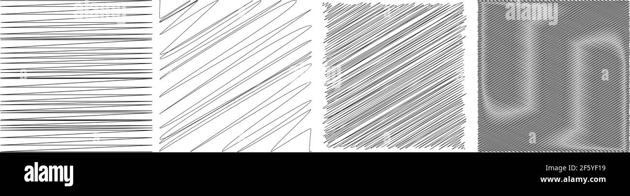 Square with sketchy, scribble, doodle effect texture — Stock vector ...