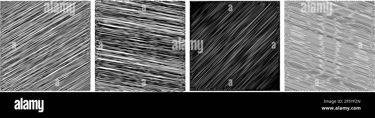 Square with sketchy, scribble, doodle effect texture — Stock vector ...