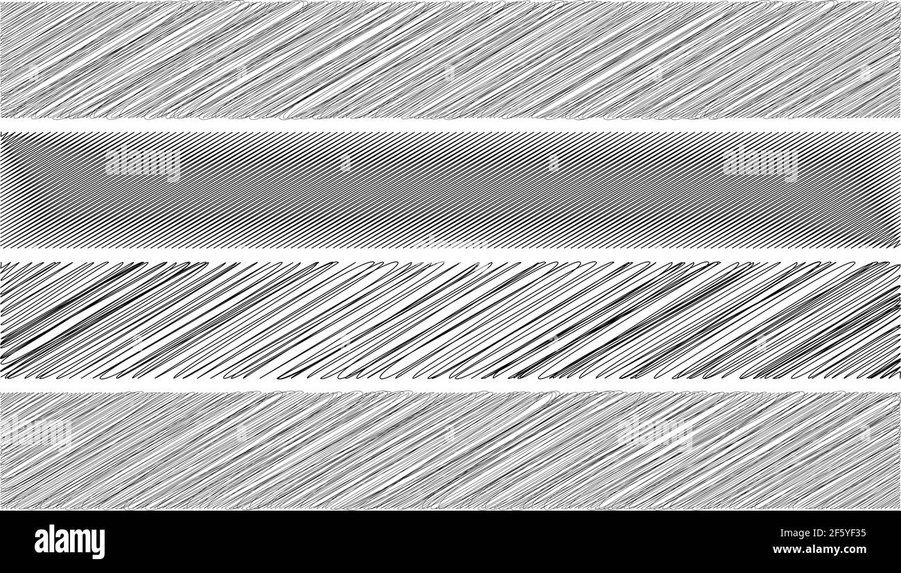 Rectangular banner, plaque, banner shapes with scribble effect — Stock ...