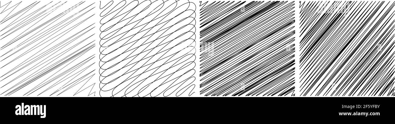 Square with sketchy, scribble, doodle effect texture — Stock vector ...