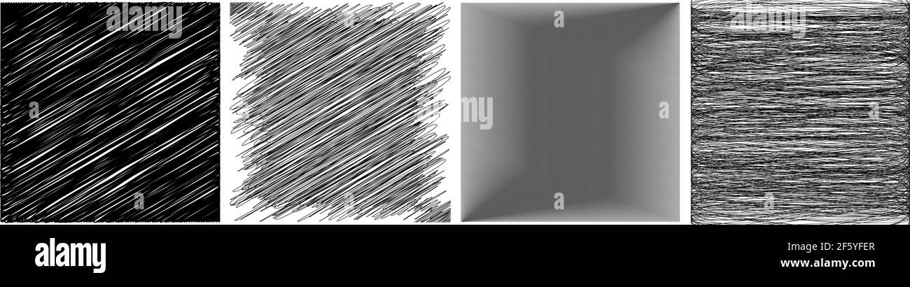 Square with sketchy, scribble, doodle effect texture — Stock vector ...