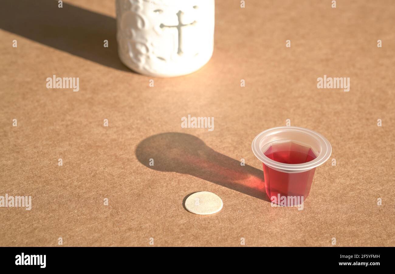 Holy Communion Bread Wine High Resolution Stock Photography and Images ...