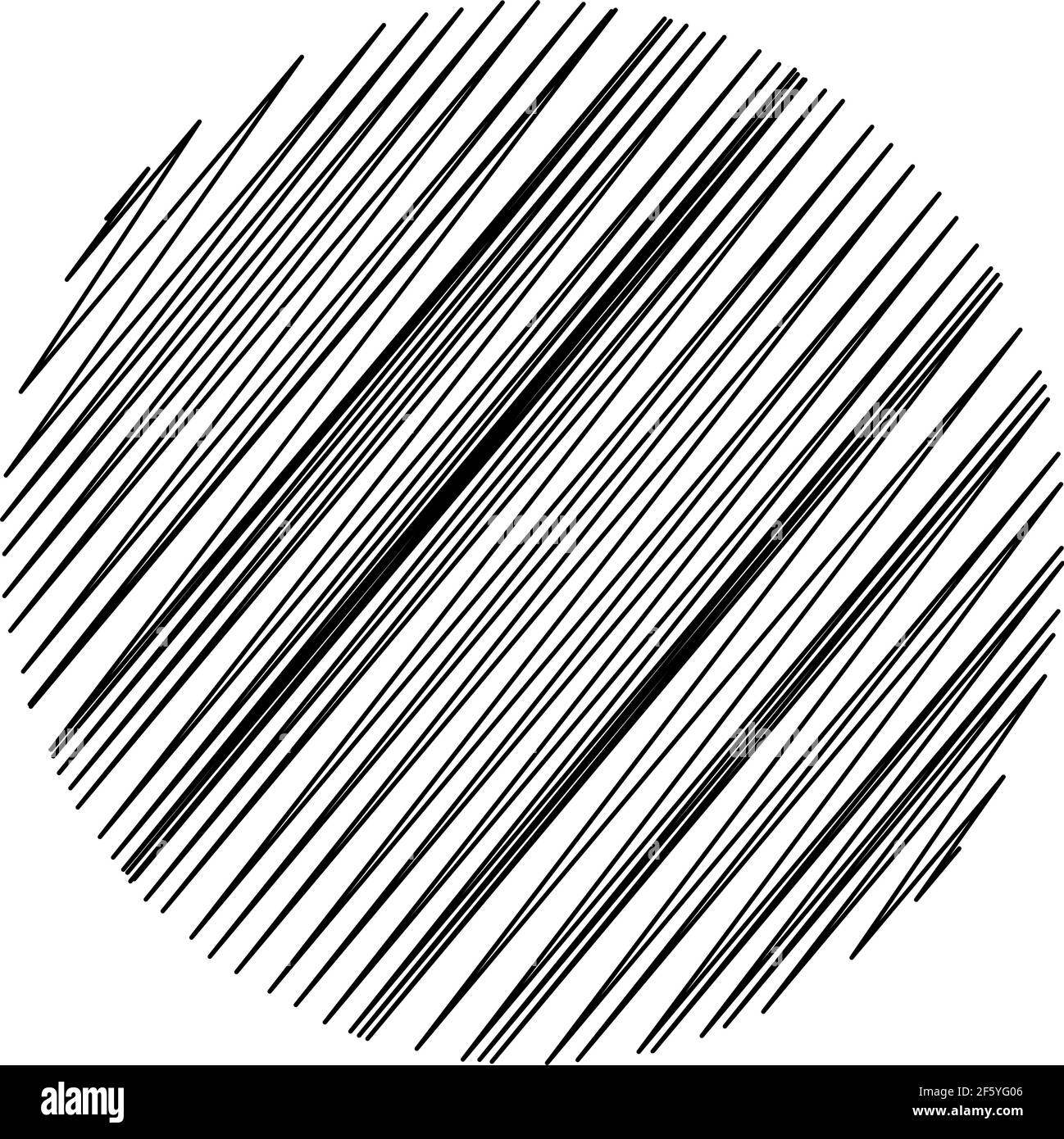 Circle with scribble, sketch, doodle effect pattern — Stock vector ...