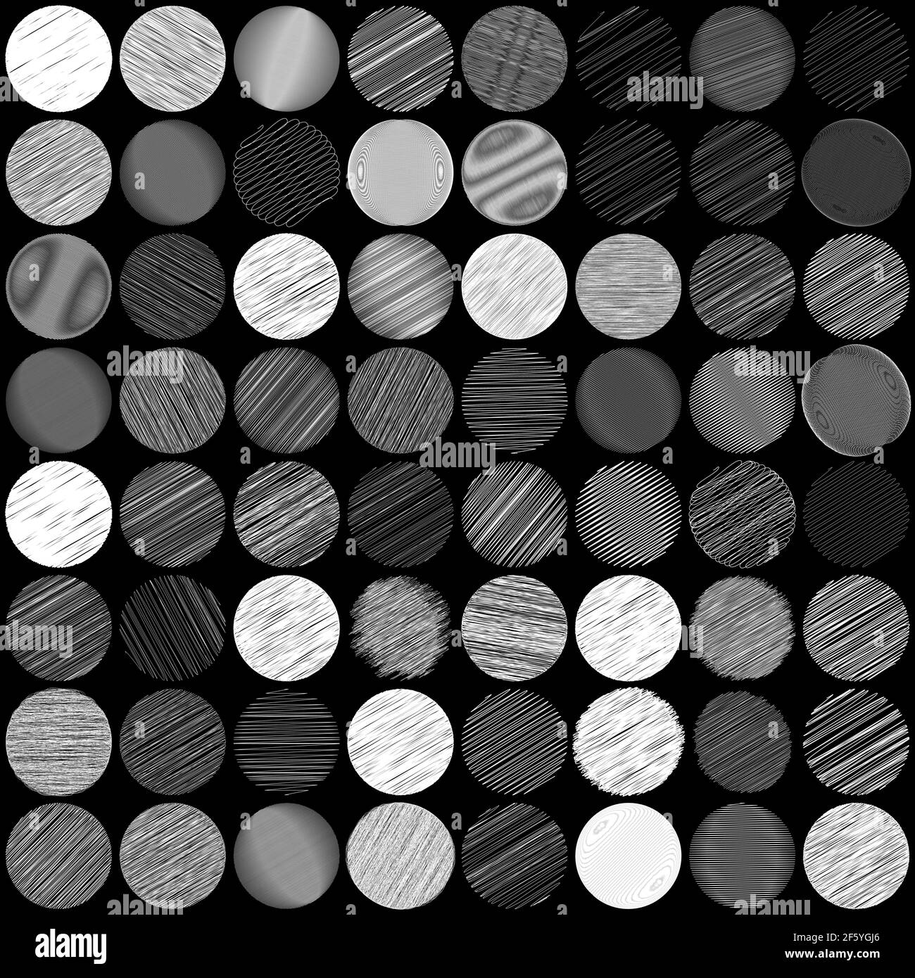 Circle with scribble, sketch, doodle effect pattern — Stock vector ...