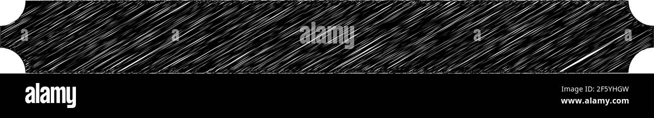 Rectangular banner, plaque, banner shapes with scribble effect — Stock ...