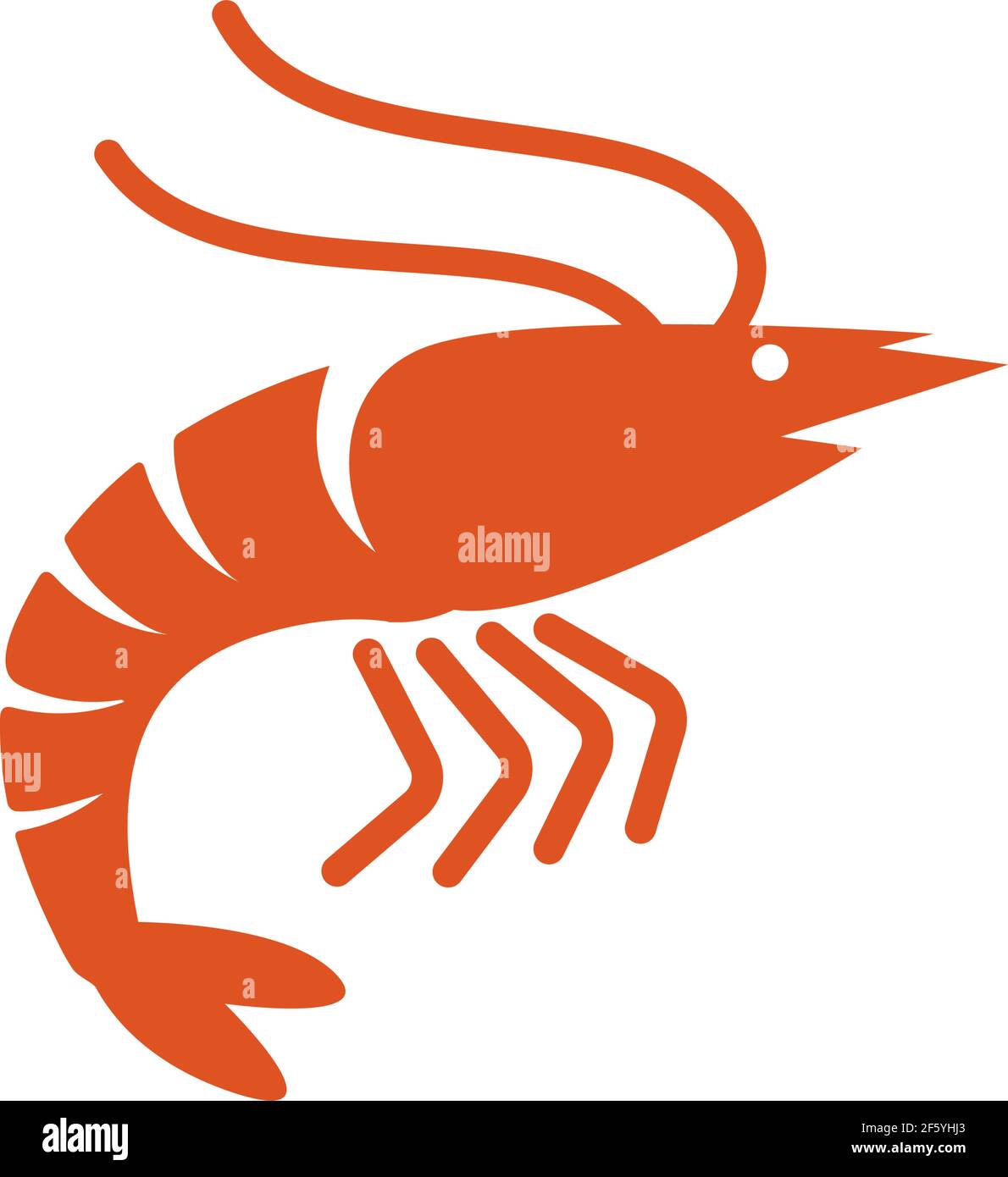 Shrimp icon hi-res stock photography and images - Alamy