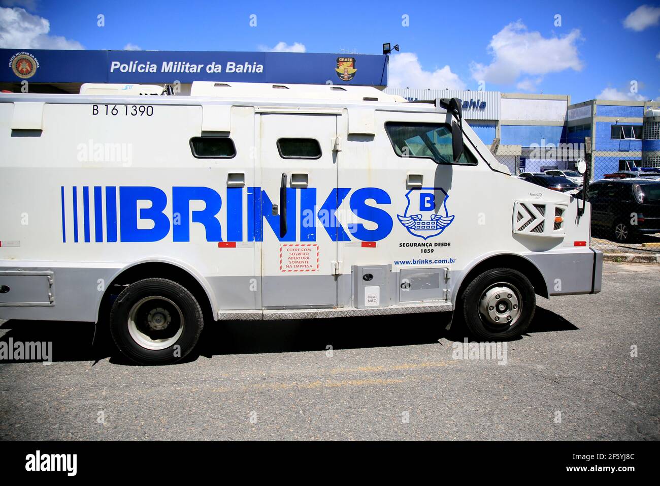 salvador, bahia, brazil - january 18, 2021: special vehicle for the ...
