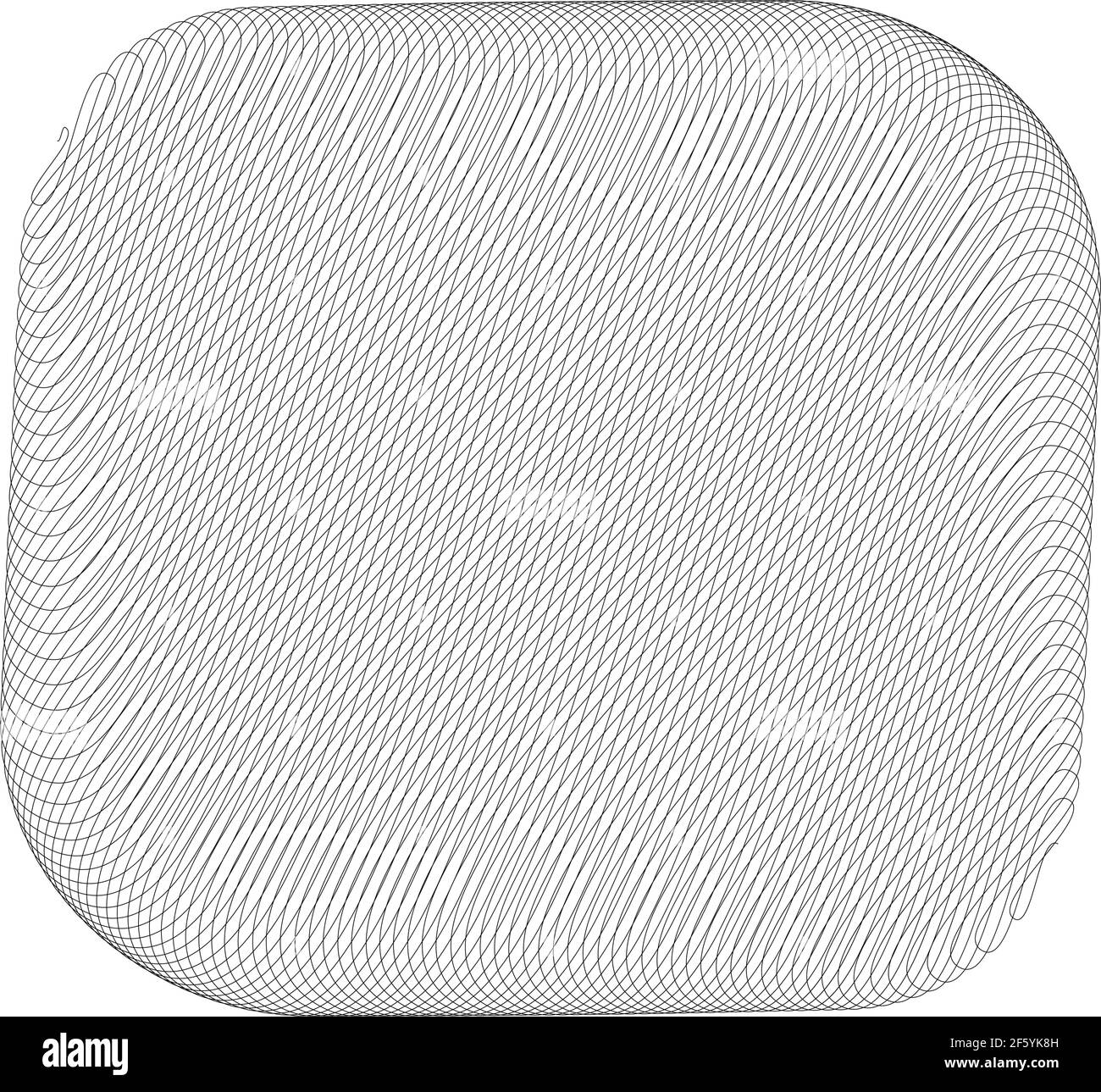 Rounded square with sketchy, scribble, doodle effect texture — Stock ...