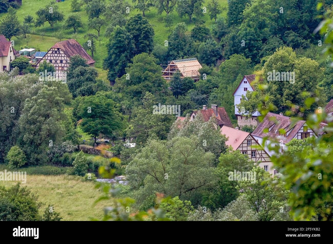 Tauber valley forest hi-res stock photography and images - Alamy