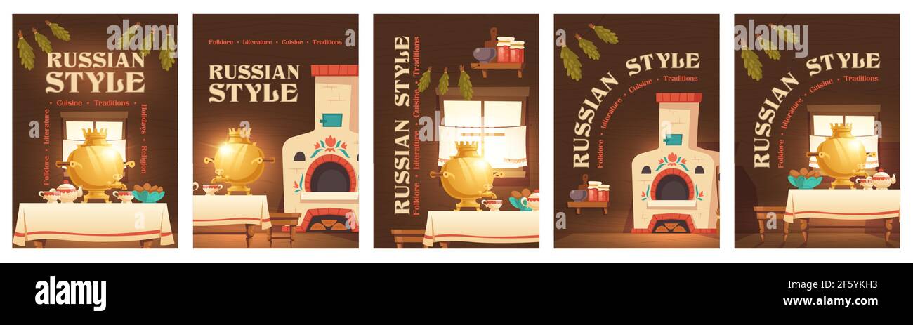 Traditional style kitchen inside Stock Vector Images - Alamy