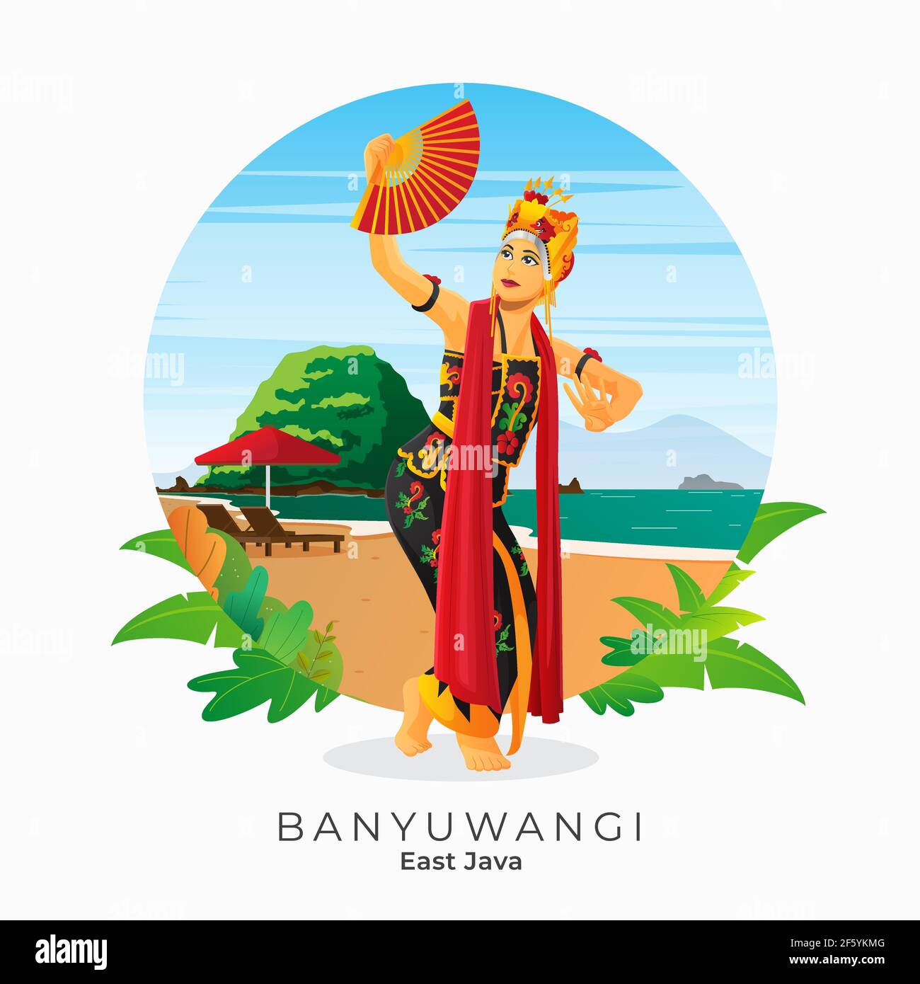 Indonesia culture costume Cut Out Stock Images & Pictures - Alamy