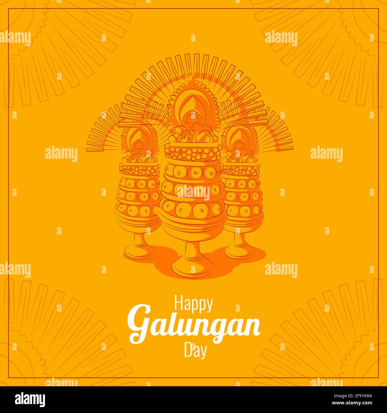 Balinese galungan greetings card Stock Vector Image & Art - Alamy