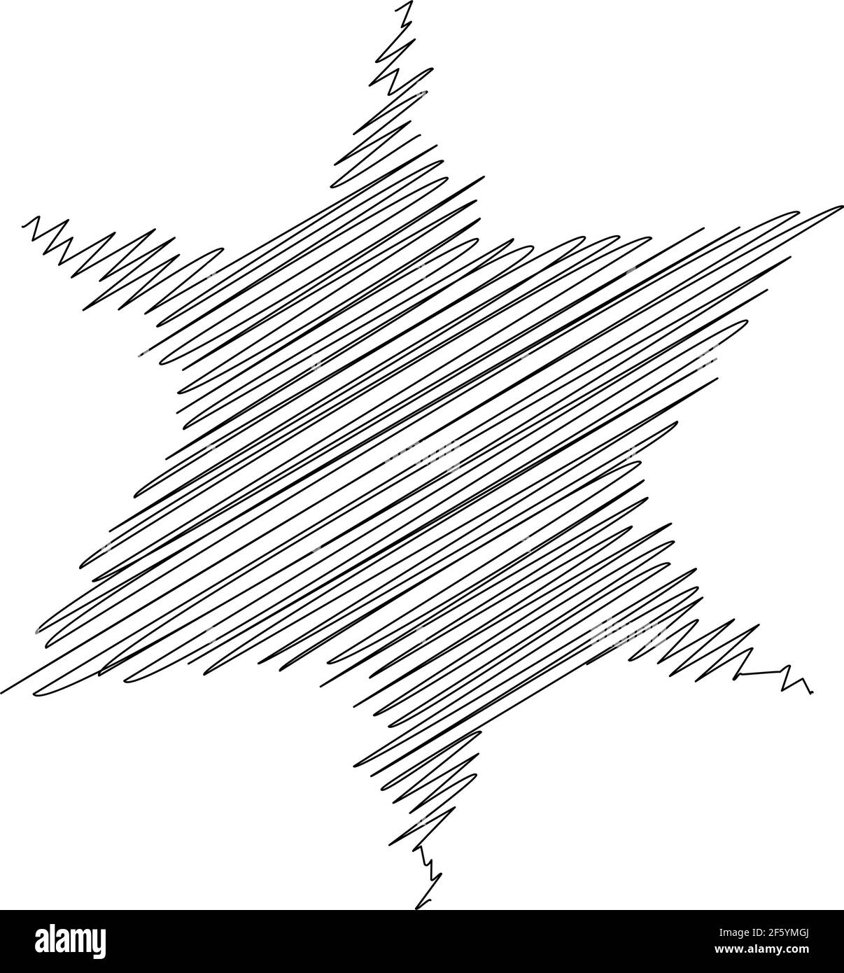 Cartoon squiggly lines Black and White Stock Photos & Images - Alamy
