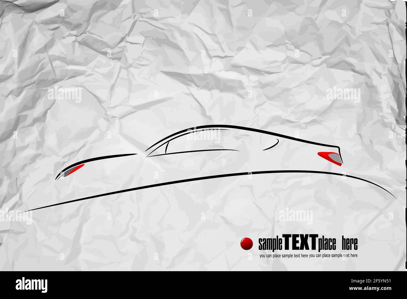 Battered car Stock Vector Images - Alamy