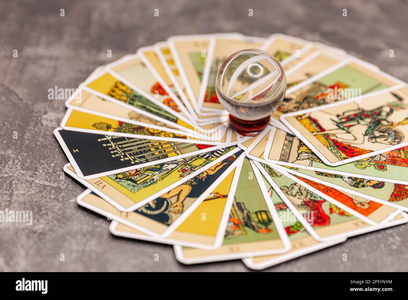 Crystal ball to predict the fate. Guessing for the future. Future of ...