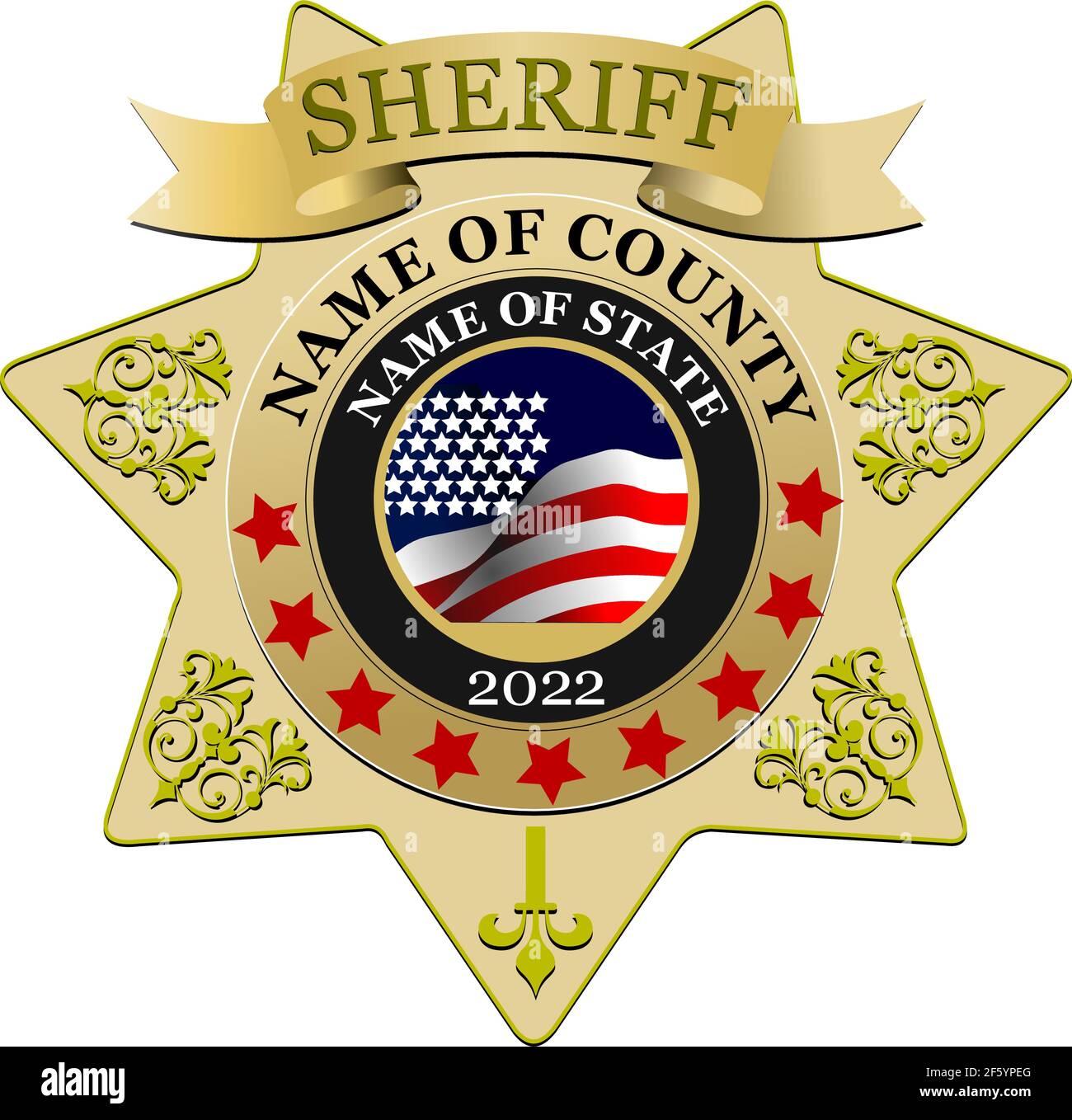 Sheriffs badge hi-res stock photography and images - Alamy