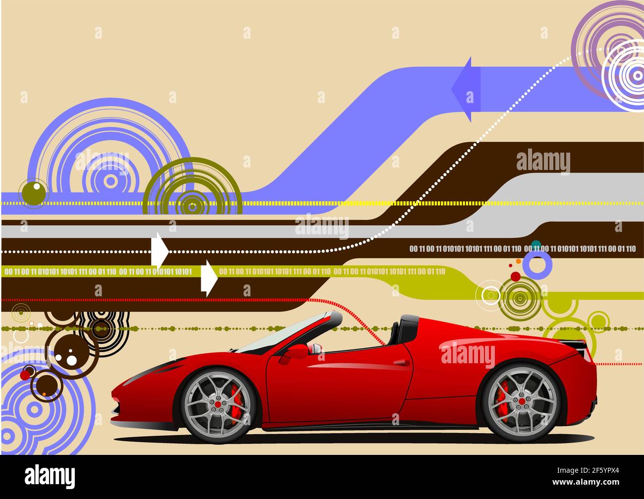 Abstract hi-tech background. 3d vector illustration Stock Vector Image ...