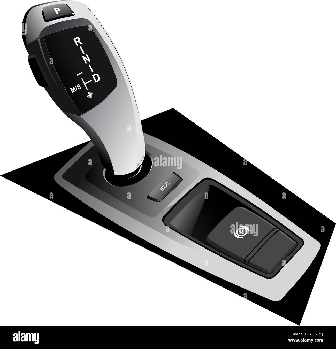 Automat gearshift . Vector 3d illustration Stock Vector Image & Art - Alamy