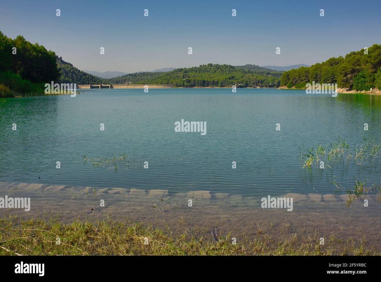 The Sichar reservoir in Ribesalbes, Castellon, Spain Stock Photo - Alamy