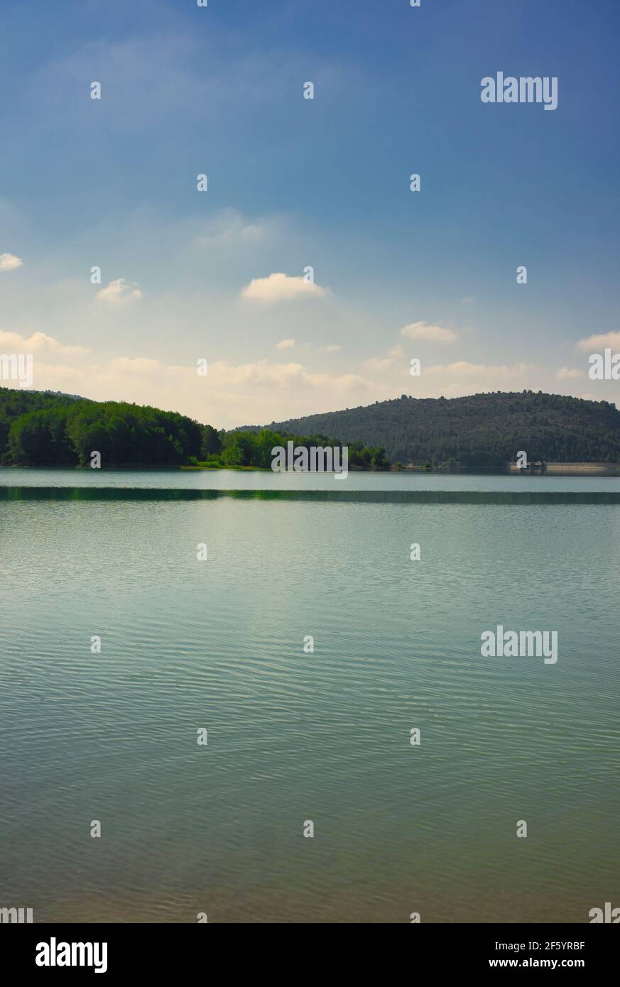 The Sichar reservoir in Ribesalbes, Castellon, Spain Stock Photo - Alamy