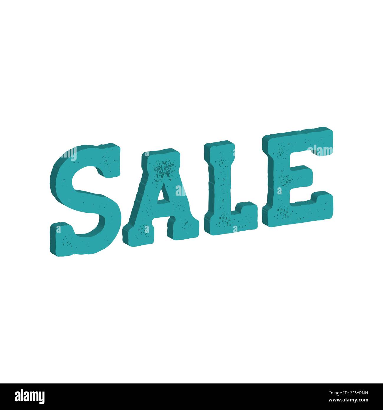3d sale message vector background. Letters in grunge effect. Stock ...