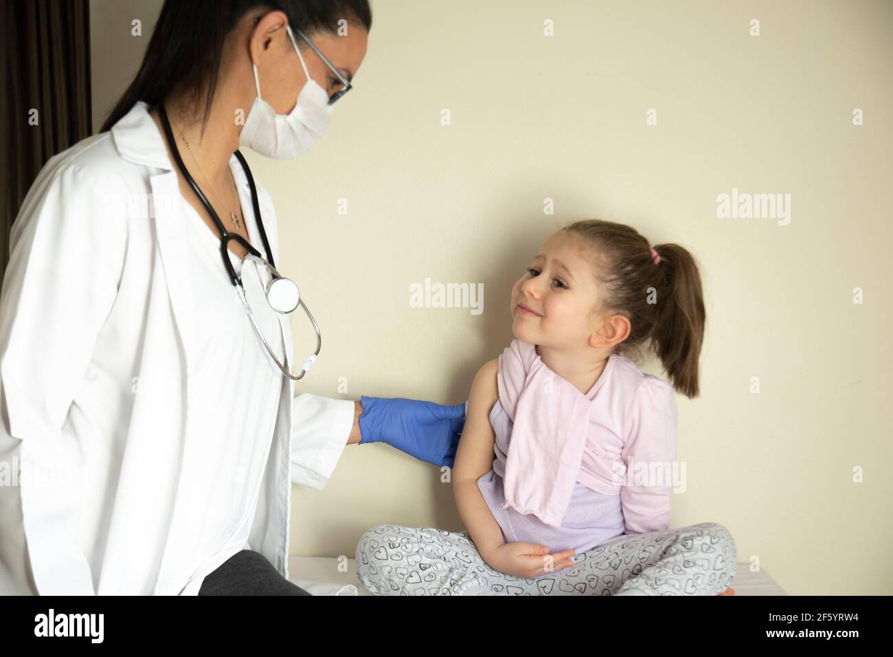 Doctor Examination Crying High Resolution Stock Photography and Images ...
